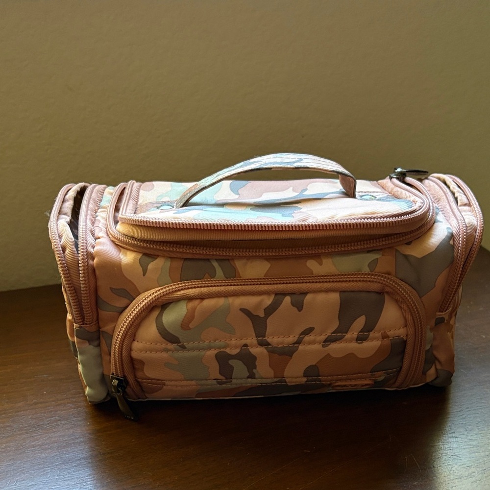 Lug Mini Trolley Camouflage Cosmetics Bag - Gem
